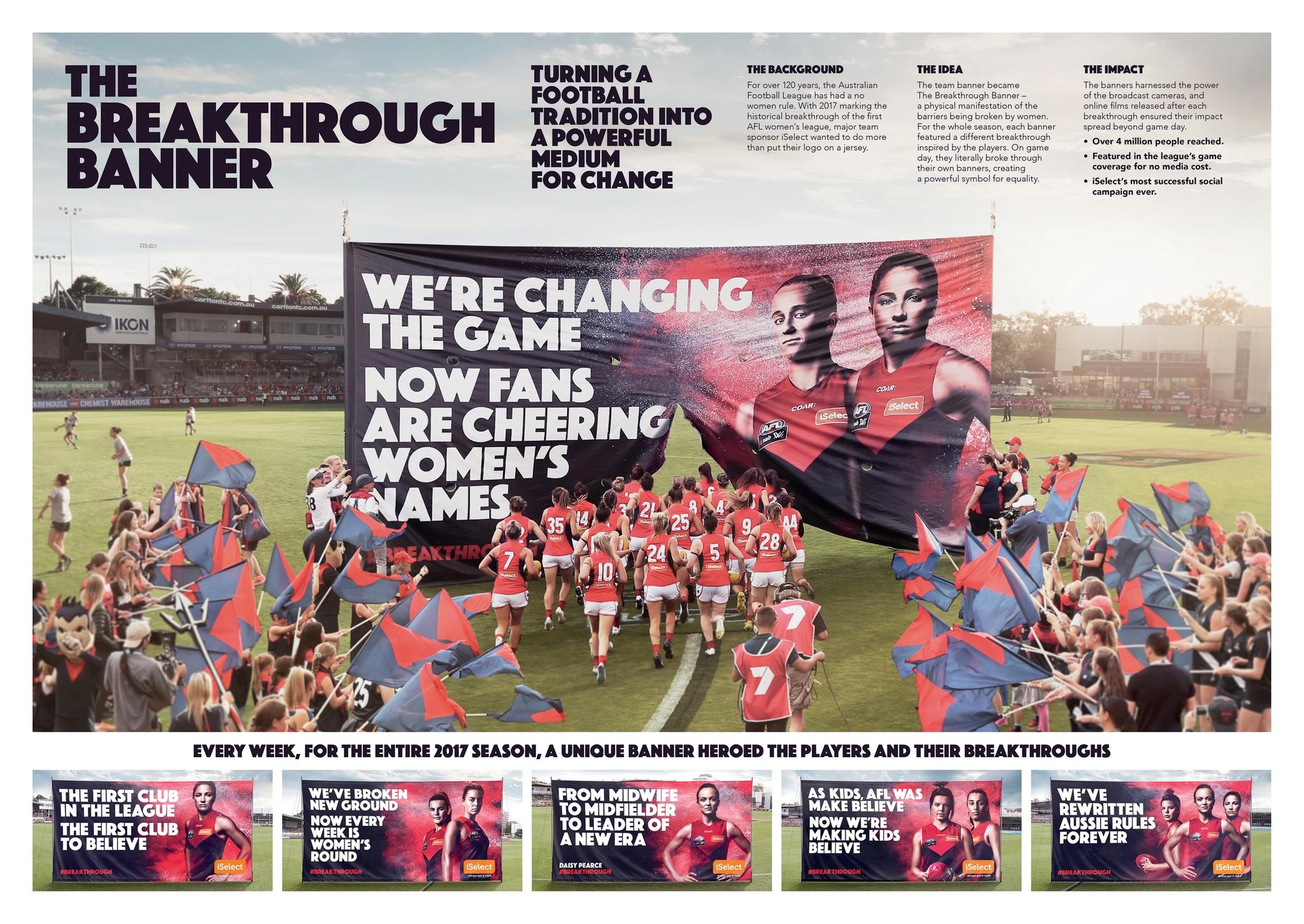 Break-through banner | Campaign | THE WORK