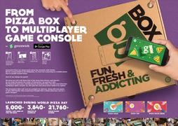 Greenwich "GBox Pizza Box Multiplayer Console" | Campaign | THE WORK
