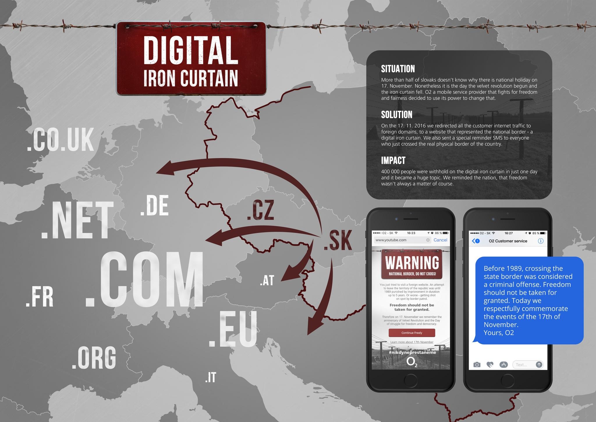 The Digital Iron Curtain | Campaign | THE WORK