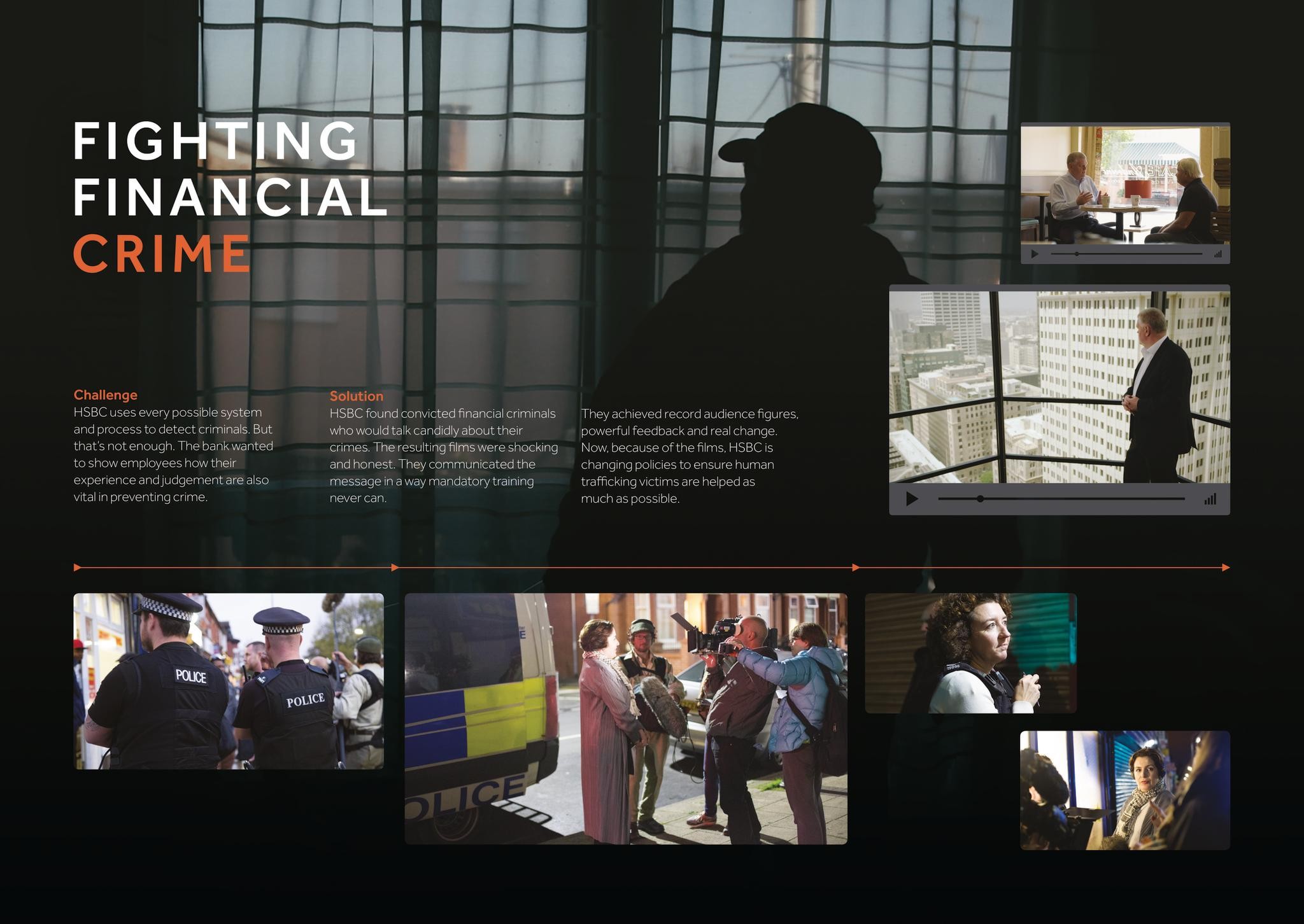 Fighting Financial Crime | Campaign | THE WORK