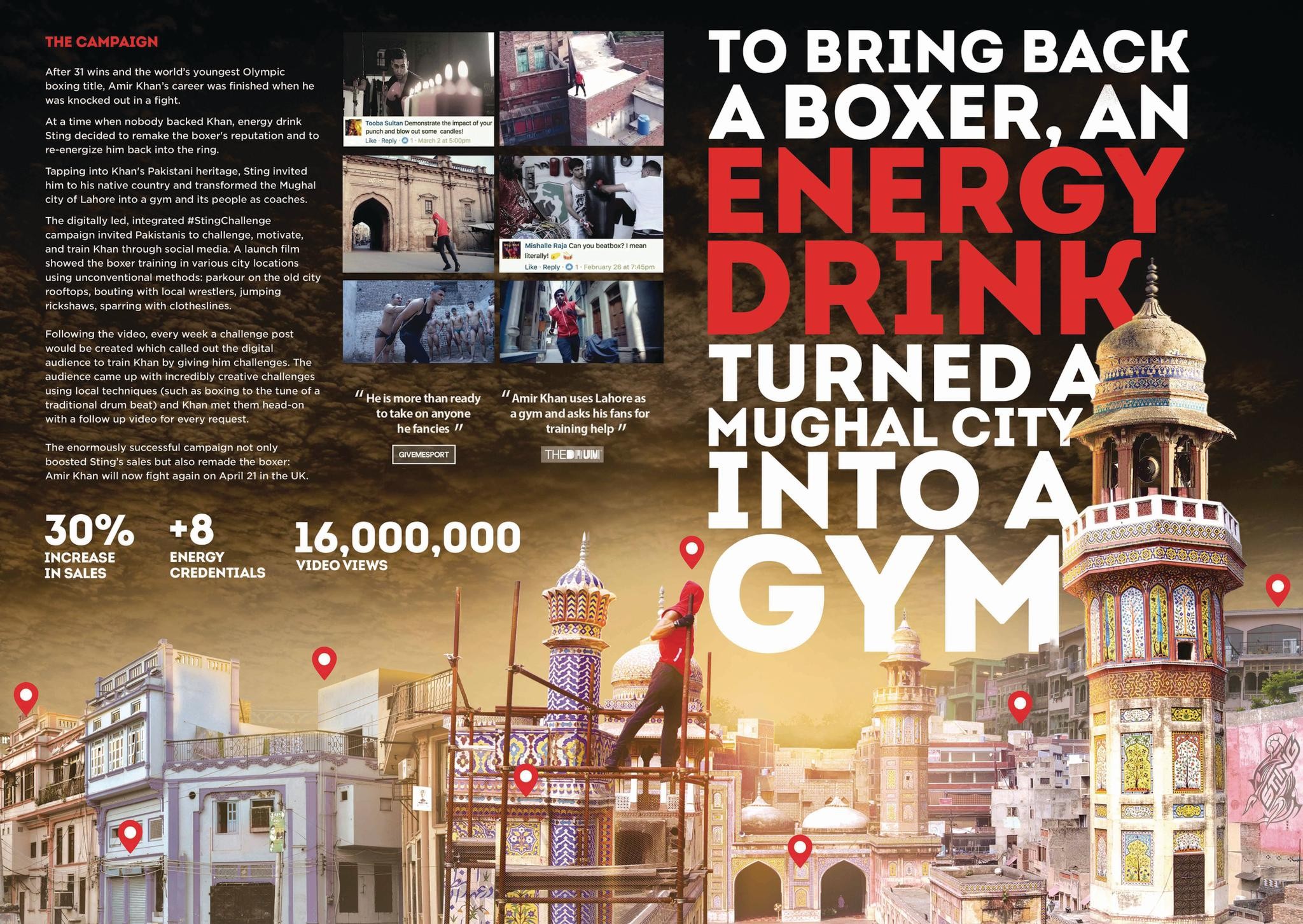 STING "REMAKE THE BOXER" | Campaign | THE WORK