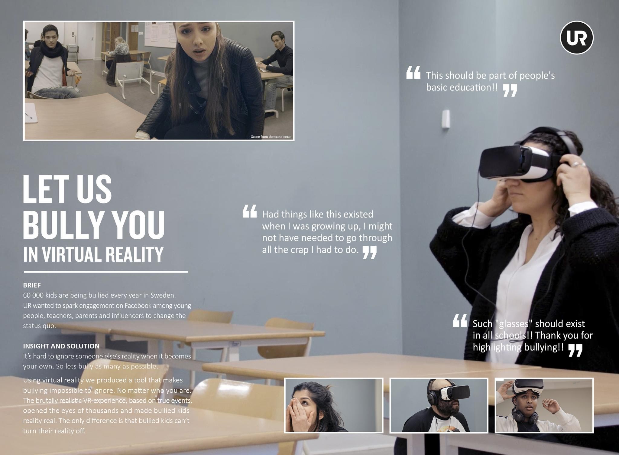 BULLYING - IN VIRTUAL REALITY | Campaign | THE WORK