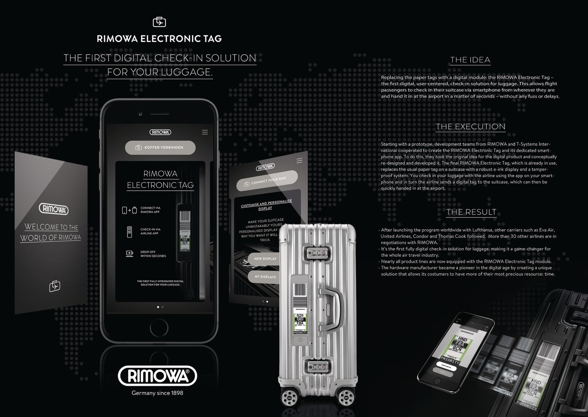 RIMOWA ELECTRONIC TAG | Campaign | THE WORK
