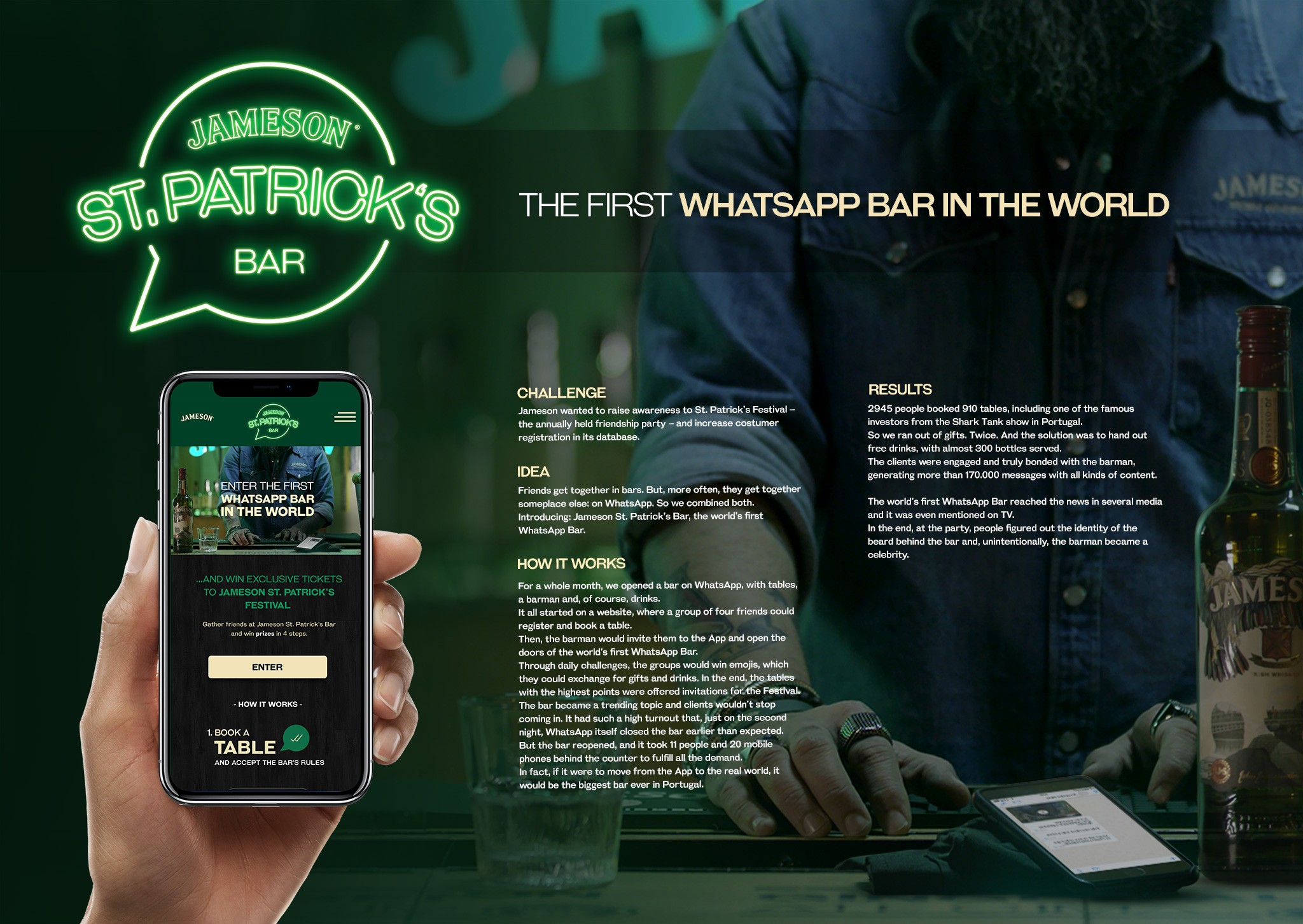 The First WhatsApp Bar in The World | Campaign | THE WORK