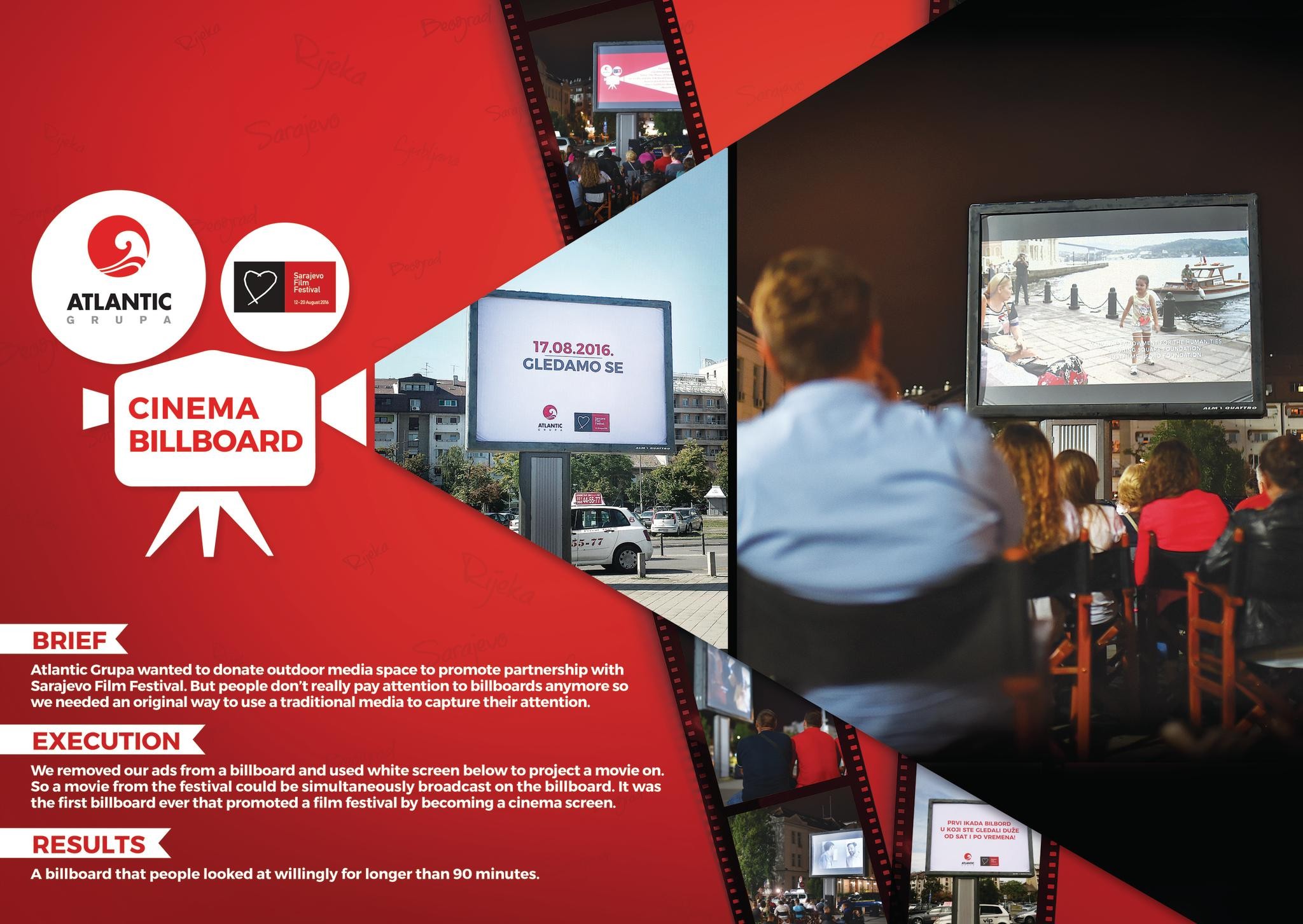 Cinema billboard | Campaign | THE WORK