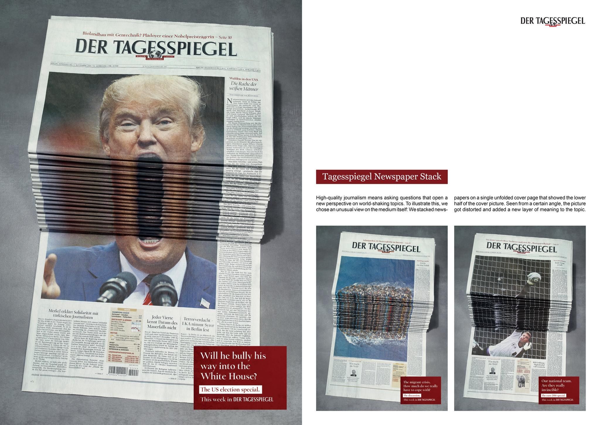 Newspaper Stack | Campaign | THE WORK