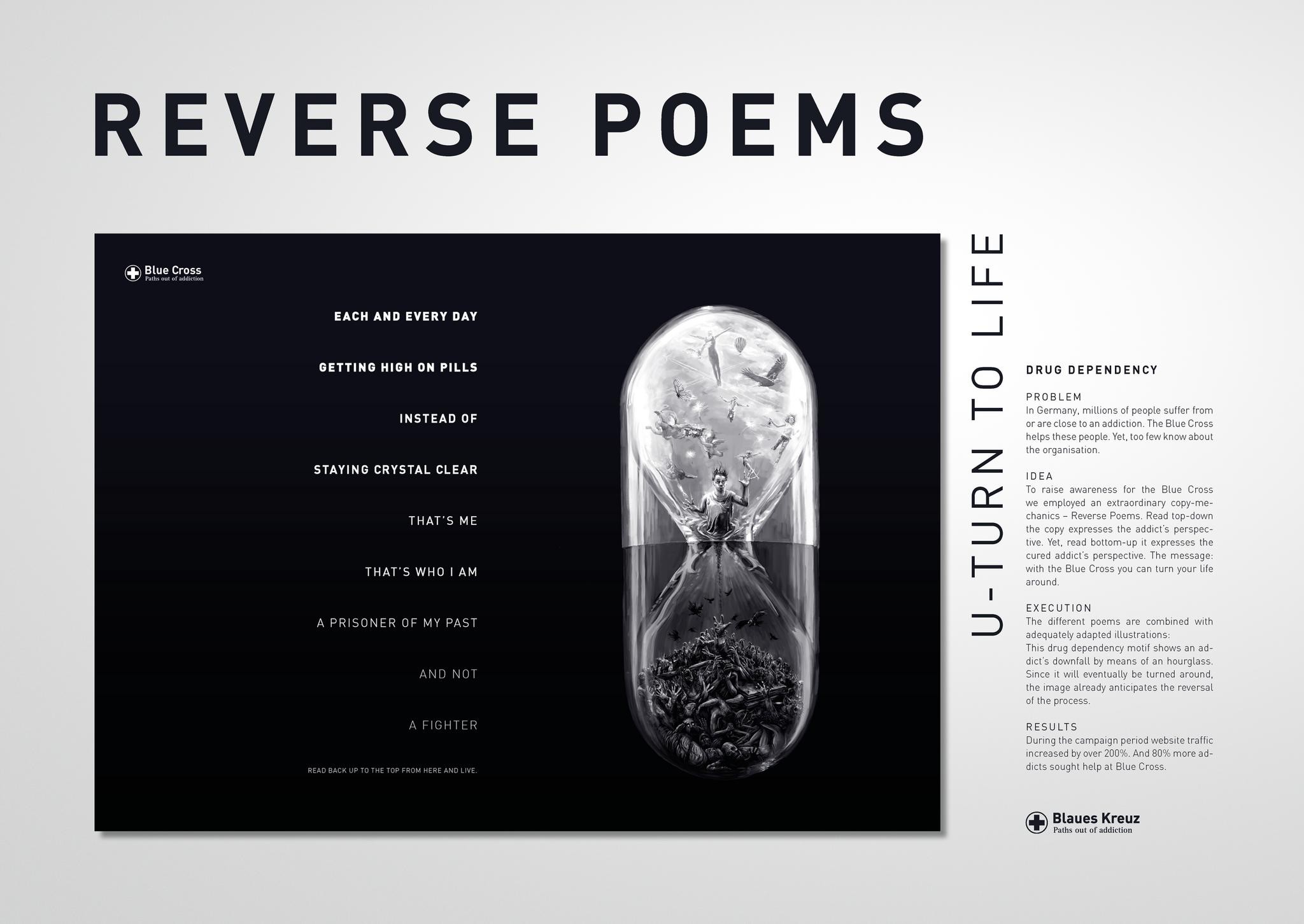 Reverse Poems: Drug Dependency | Campaign | THE WORK