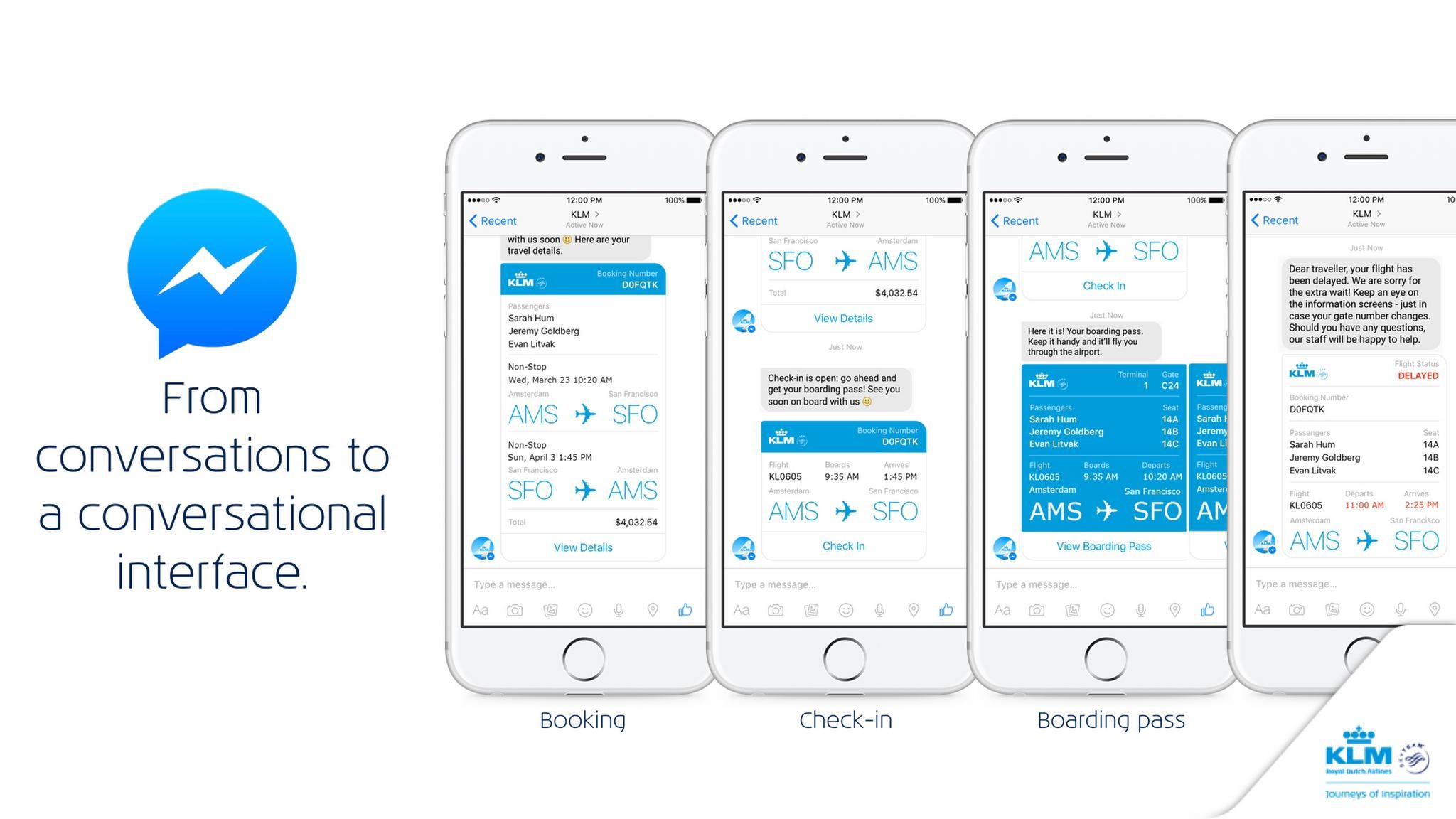 Flight documentation via Messenger | Campaign | THE WORK