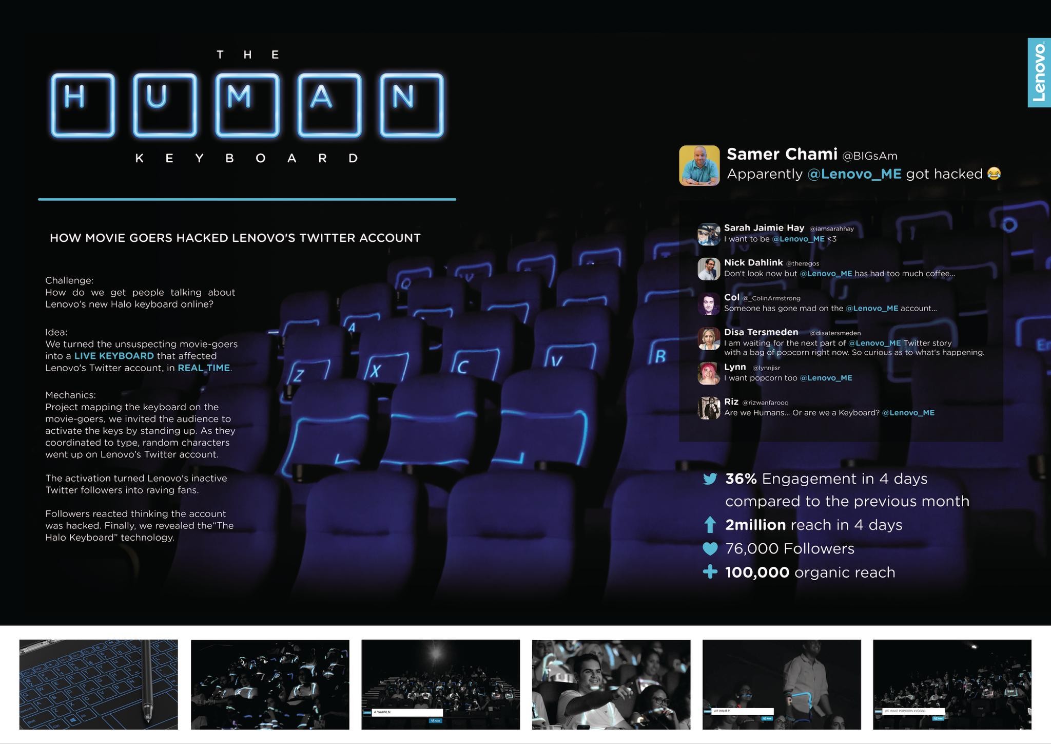 Human Keyboard | Campaign | THE WORK