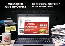 WHOPPER® OUT OF OFFICE | Campaign | THE WORK